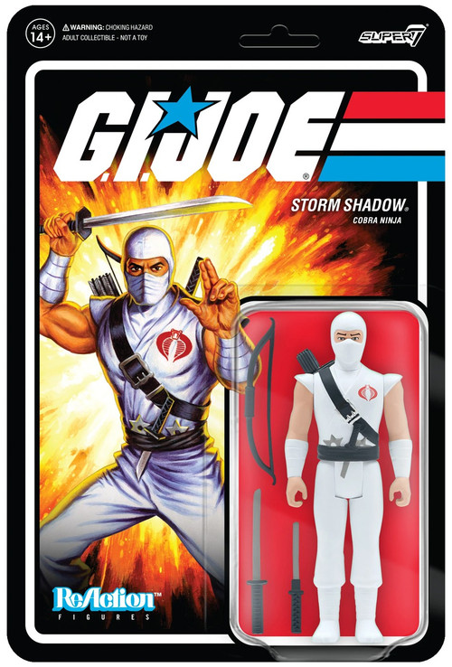 ReAction G.I. Joe Wave 2 Storm Shadow 3.5 Action Figure Super7 - ToyWiz