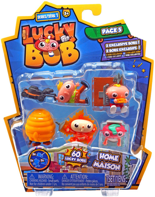 Lucky Bob Mini Figure Series 1 Home 5-Pack 2 Exclusive Bobs IMC Toys ...