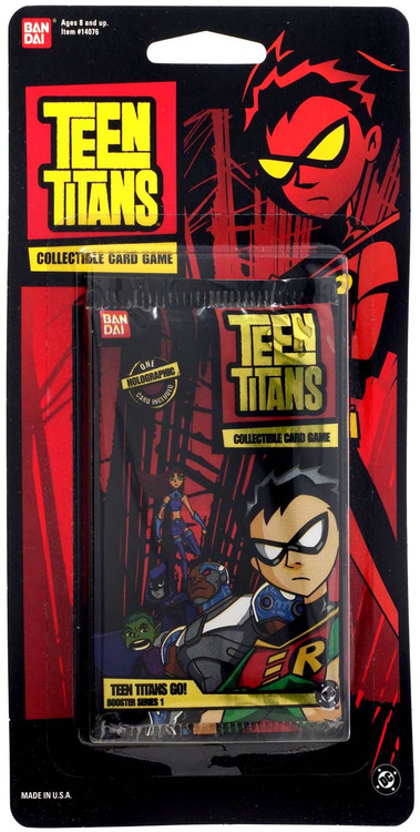 Teen Titans Trading Card Game Series 1 Teen Titans Go Booster Blister ...