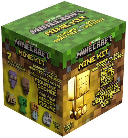 Minecraft Adventure Chest Mine Kit Scrape Dig Mystery Pack Just Toys ...