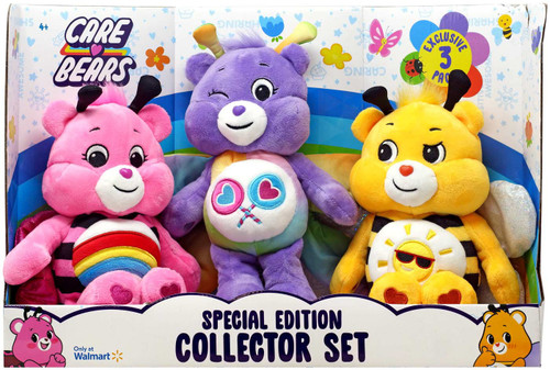 Care Bears 40th Anniversary Bumblebee Funshine Bear, Butterfly Share ...
