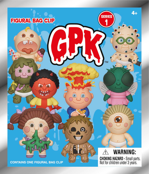 Garbage Pail Kids 3D Figural Foam Bag Clip GPK Series 1 Mystery Pack 1 ...