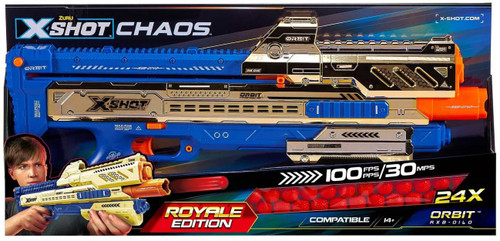 X-Shot Chaos Orbit Blaster Royale Edition Zuru Toys - ToyWiz
