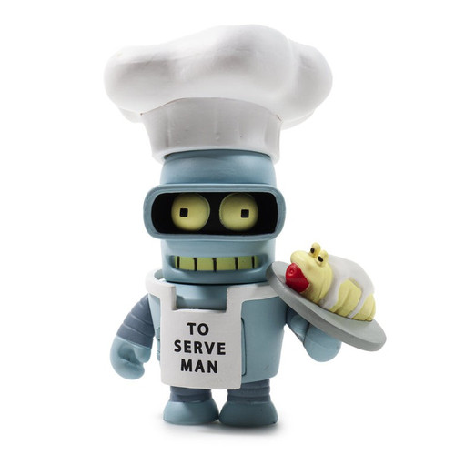Futurama Good News Everyone Chef Bender 224 Minifigure Loose Kidrobot ...