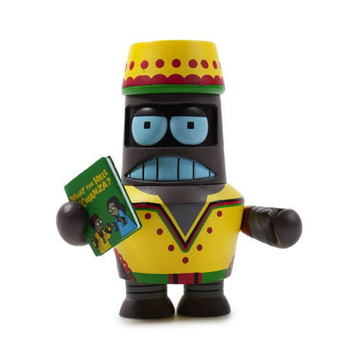 Futurama Good News Everyone Kwanzaa Bot 124 Minifigure Loose Kidrobot ...