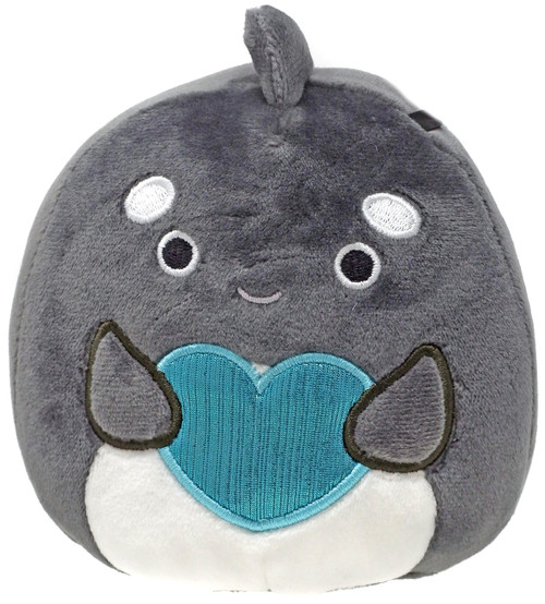 Squishmallows Valentine Kai the Orca 5 Plush with Heart Kellytoys - ToyWiz