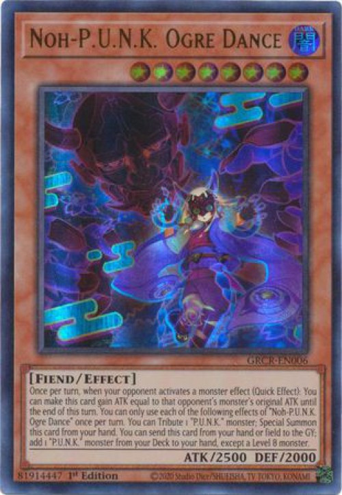YuGiOh The Grand Creators Single Card Ultra Rare Noh-P.U.N.K. Ogre ...