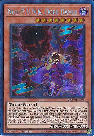 YuGiOh The Grand Creators Single Card Collectors Rare Noh-P.U.N.K. Ogre ...
