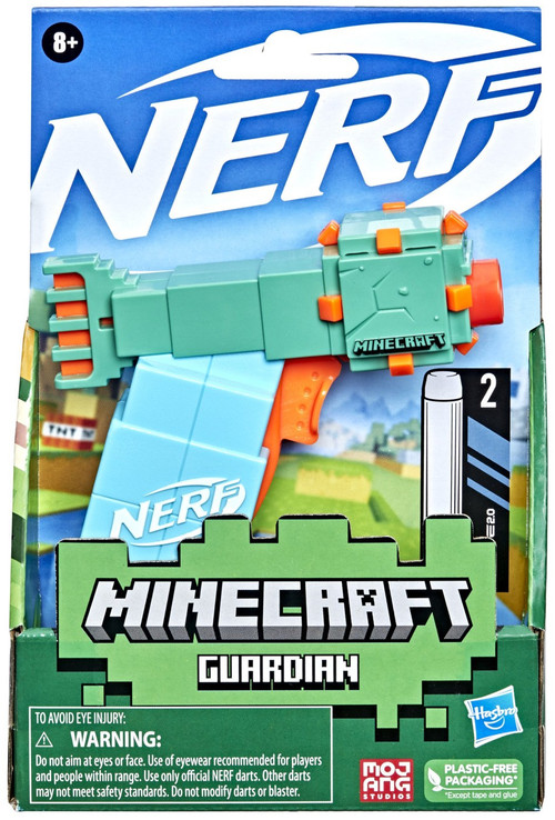 Minecraft Nerf Guardian Blaster Hasbro Toys - ToyWiz