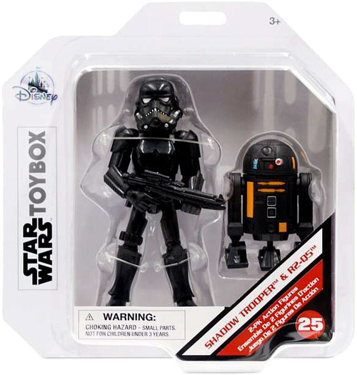 Disney Star Wars Toybox Shadow Trooper R2 Q5 Exclusive Action Figure 2 Pack ToyWiz