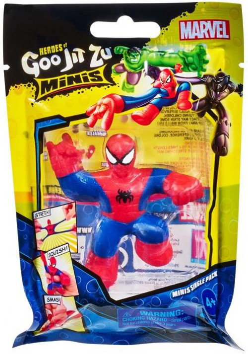Heroes of Goo Jit Zu Marvel MINIS Spider-Man Figure Moose Toys - ToyWiz