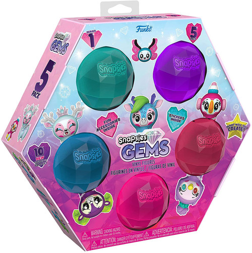Funko Snapsies Mix Match Series Gems Wave 3 5-Pack - ToyWiz