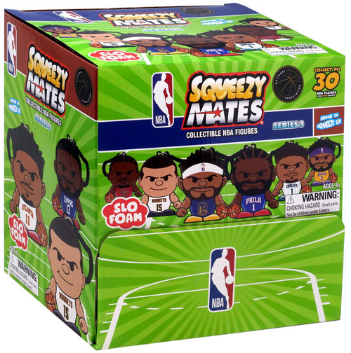 NBA Squeezy Mates Series 3 Basketball Mystery Box 24 Packs Party Animal ...