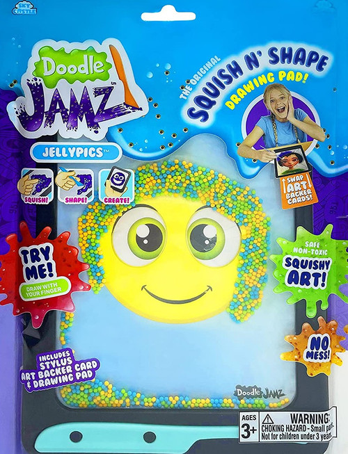 Doodle Jamz Jellypics Squish N Shape Drawing Pad Squishy Fidget Art Sky ...