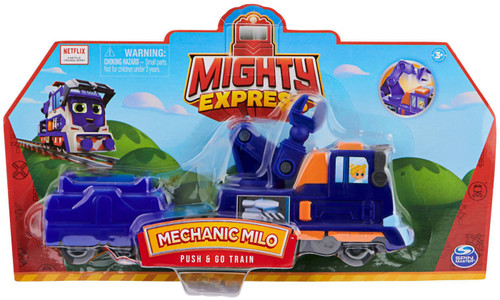 Mighty Express Push Go Mechanic Milo Vehicle Spin Master - ToyWiz