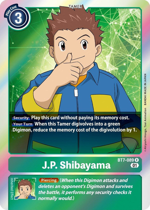 Digimon Trading Card Game Next Adventure Single Card Rare J.P ...