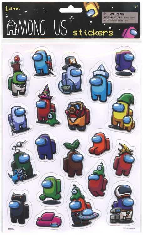 Among Us Among Us Sticker Pack Sandy Lion - ToyWiz