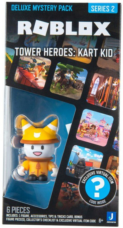 Roblox Tower Heroes Kart Kid 3 Deluxe Mystery Pack Includes Figure ...