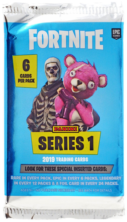 Fortnite Panini Series 1 Trading Card RETAIL Pack 6 Cards, 7658 - ToyWiz