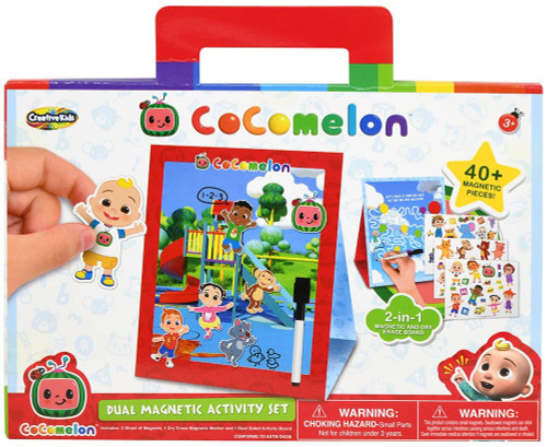 Cocomelon Dual Magnetic Activity Set Creative Kids - ToyWiz