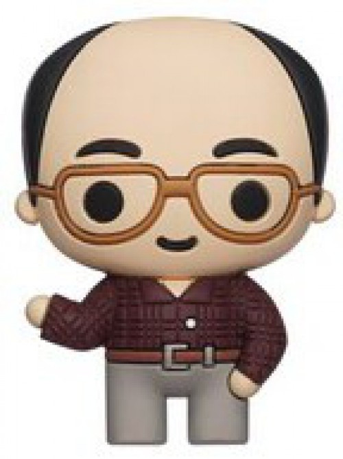 Seinfeld 3D Figural Bag Clip Series 2 George Costanza Keychain Loose ...