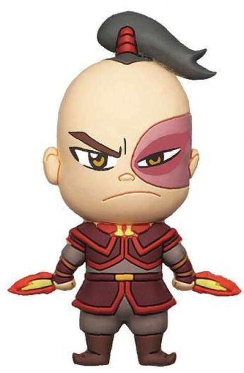 Nickelodeon 3D Figural Bag Clip Avatar the Last Airbender Zuko Keychain ...
