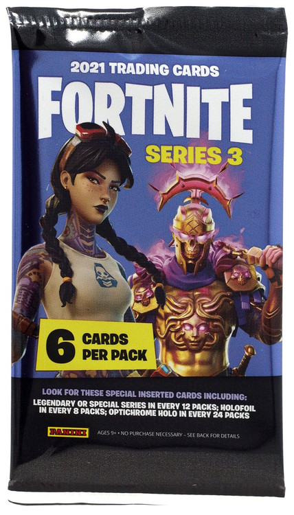 Fortnite Panini Series 3 Trading Card HOBBY Pack 6 Cards - ToyWiz