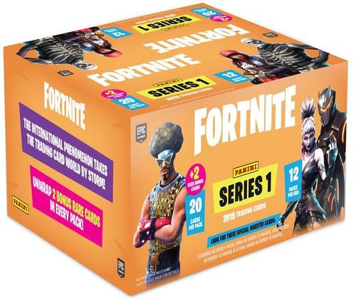 Fortnite Panini Series 1 Trading Card FAT Pack Box 12 Packs - ToyWiz