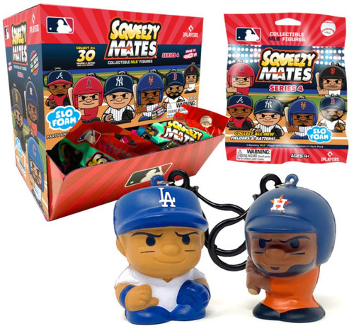 MLB Squeezy Mates Series 4 Baseball Mystery Box 24 Packs Party Animal ...