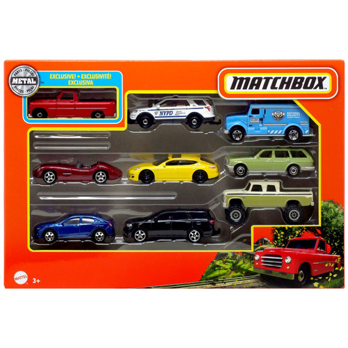 Matchbox Matchbox Diecast Car 9-Pack Version 3 Mattel - ToyWiz