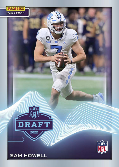NFL Washington Commanders 2022 Instant Draft Night Football Single Card ...