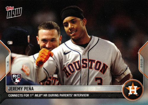 MLB 2022 NOW Baseball Single Card Jeremy Pena Exclusive 16 Rookie Card ...