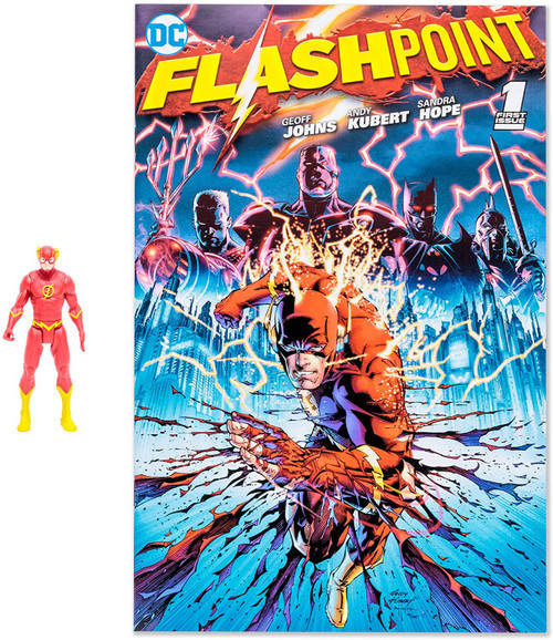 McFarlane Toys DC Page Punchers The Flash 3 Action Figure Comic Book ...