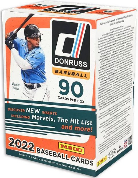 MLB Panini 2022 Donruss Baseball Trading Card BLASTER Box 6 Packs - ToyWiz