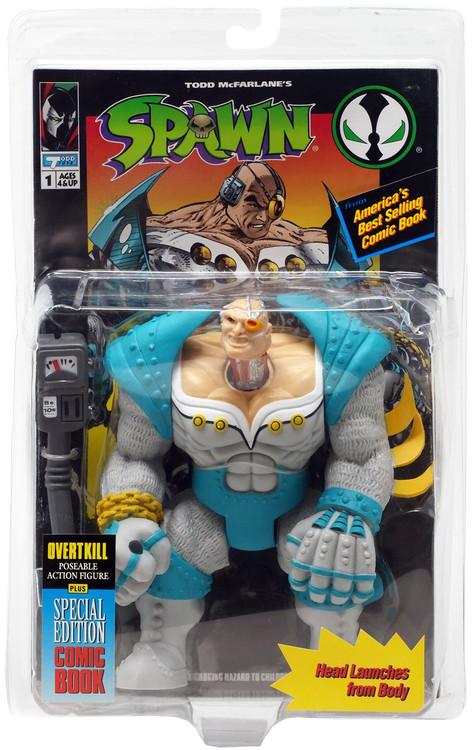 McFarlane Toys Spawn Overtkill the Destroyer Action Figure Damaged ...