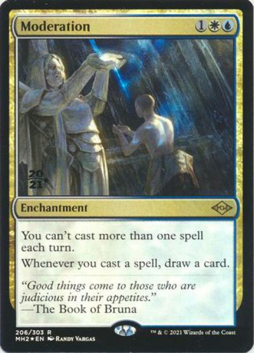 Magic The Gathering Prerelease Release Single Card Rare Moderation 206 ...
