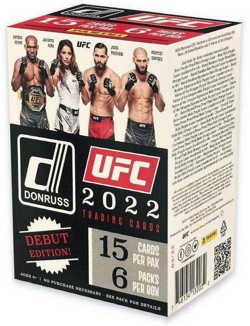 UFC Panini 2022 Donruss UFC Trading Card BLASTER Box 6 Packs - ToyWiz