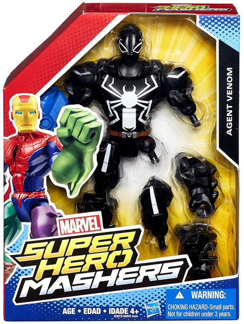 Marvel Super Hero Mashers Agent Venom 6 Action Figure Hasbro ToyWiz