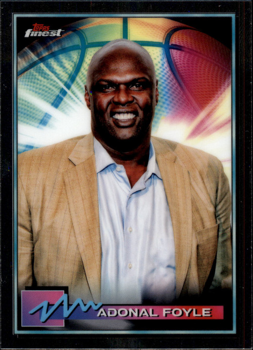 NBA Topps 2021 Topps Finest Basketball Single Card Adonal Foyle 62 - ToyWiz