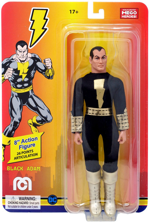 DC DC Heroes Black Adam 8 Action Figure Gold Mego Corp - ToyWiz