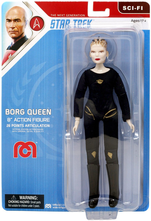 Star Trek The Next Generation Borg Queen 8 Action Figure Mego Corp - ToyWiz