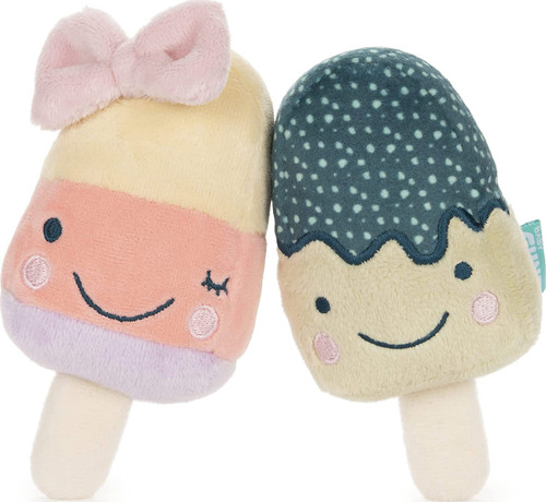 Gund Baby Popsicle Shakers Plush Rattle Set - ToyWiz