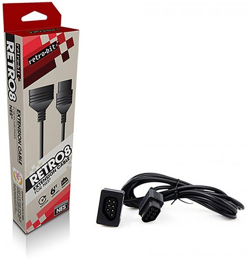 Nintendo Retro 8 Extension Cable for NES 6 Feet Retro-Bit - ToyWiz