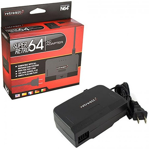 Retro-Bit Nintendo N64 AC Adapter - ToyWiz