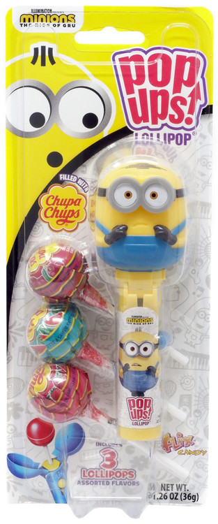 Despicable Me Minions The Rise of Gru Chupa Chups Minion Jerry Pop Ups ...