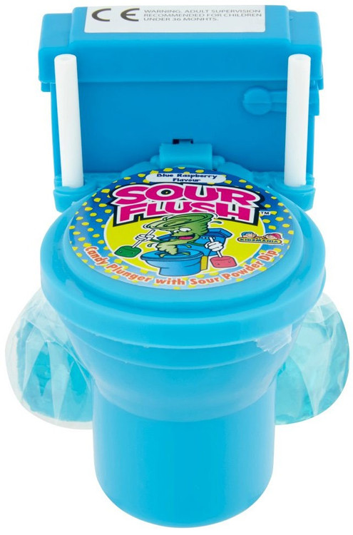 Sour Flush Sour Flush Blue Raspberry Candy Kidsmania - ToyWiz