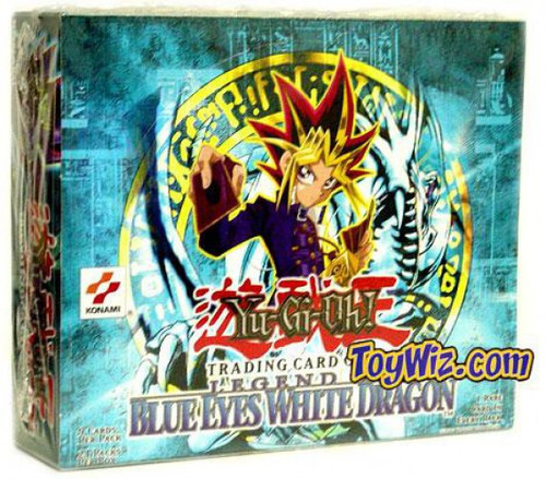 YuGiOh Legend of Blue Eyes White Dragon Unlimited Booster Box 24 Packs ...
