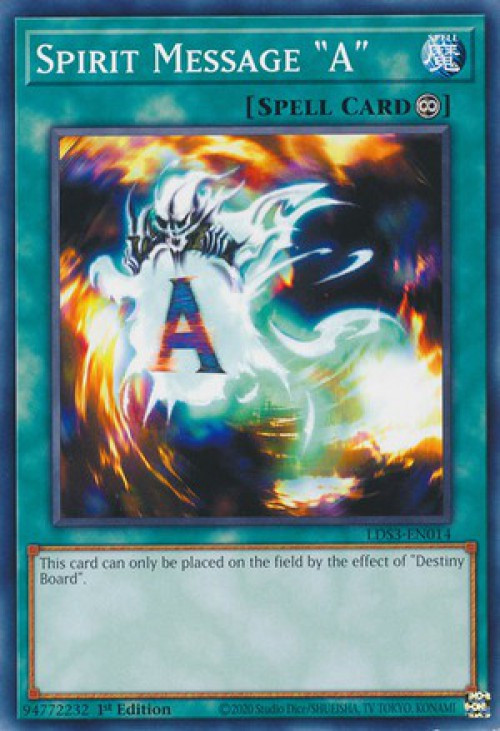 YuGiOh Legendary Duelists Season 3 Single Card Common Spirit Message A ...