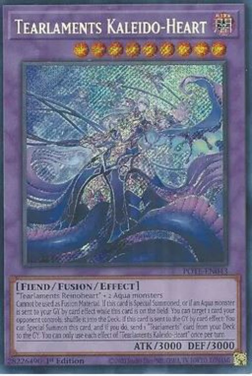 YuGiOh Power of the Elements Single Card Secret Rare Tearlaments ...