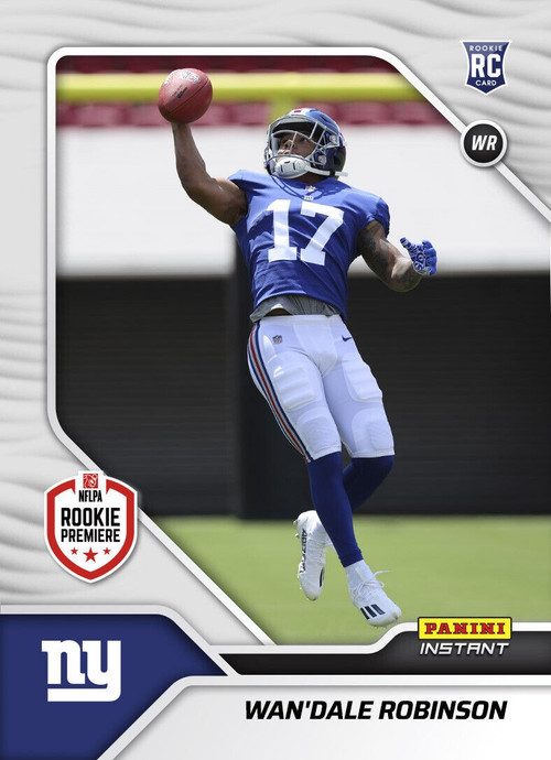 NFL New York Giants 2022 Instant RPS First Look Football Single Card 1 ...